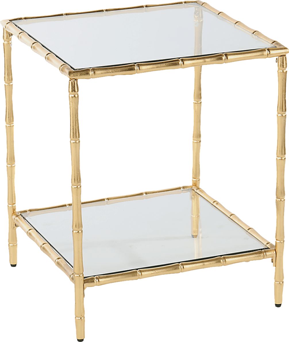 Gleneta Gold Colors,Metal Accent Table - Rooms To Go