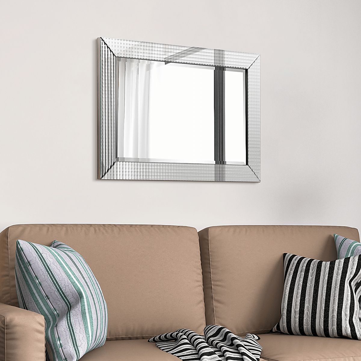 Glennor Clear White Mirror | Rooms to Go