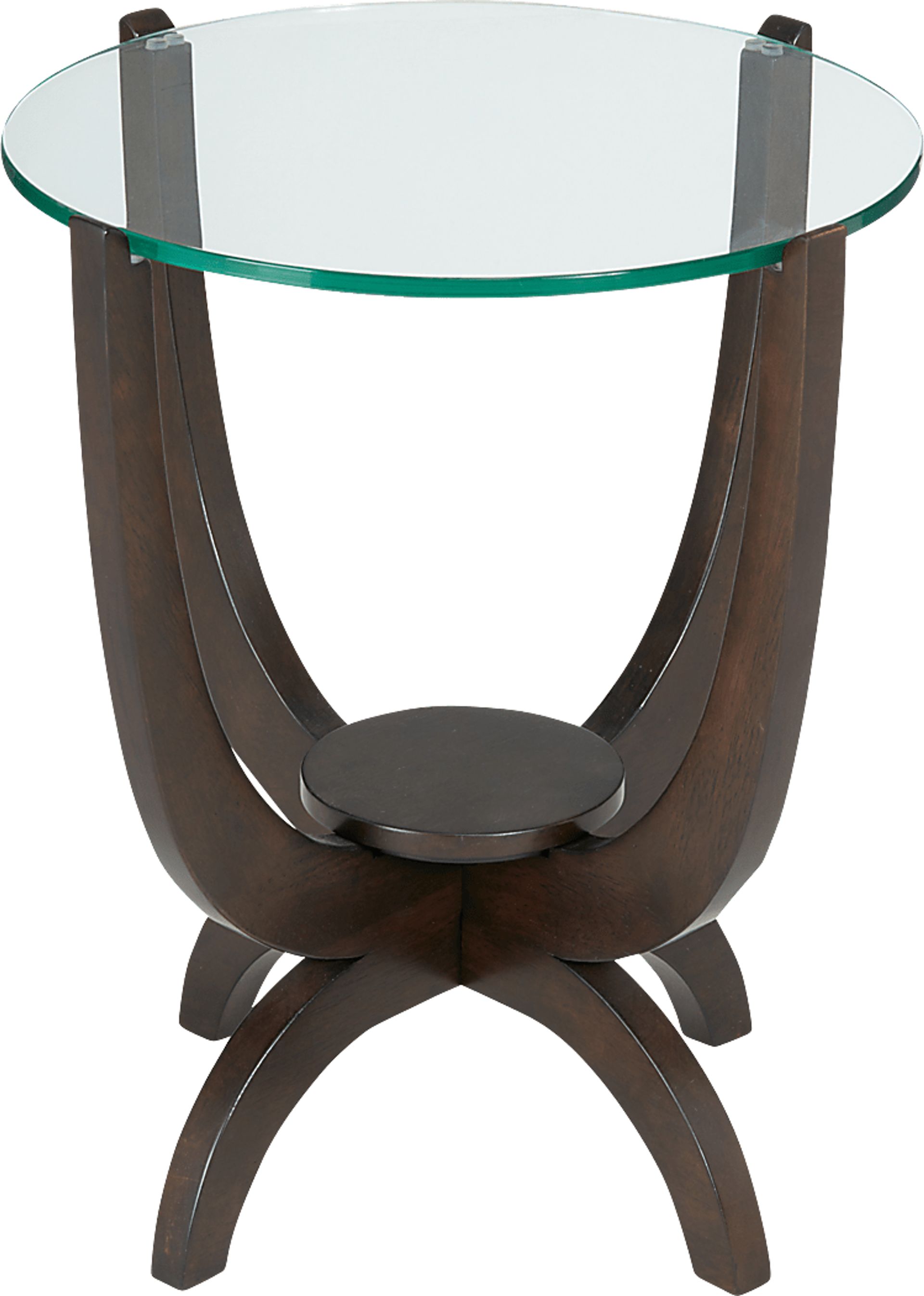 Glynnshire Brown Dark Wood Small Side Table | Rooms to Go