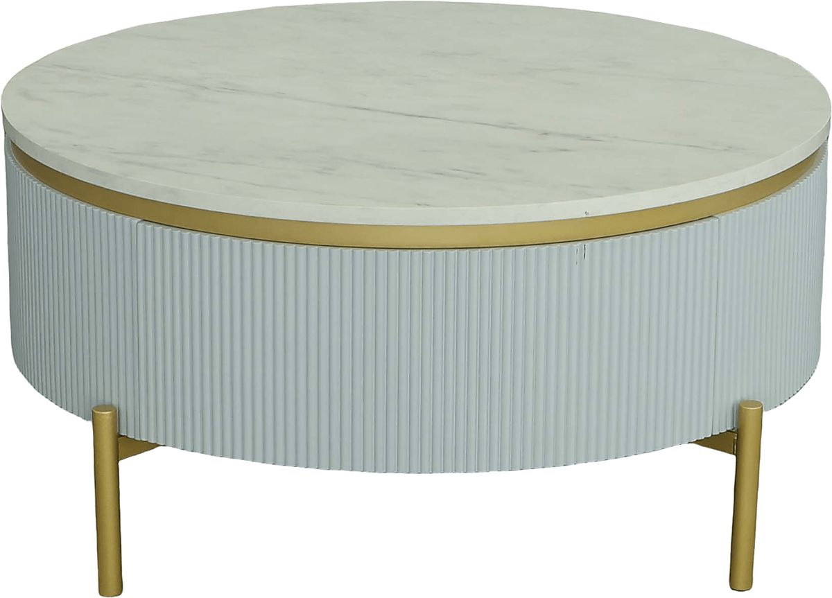 Goldcup Blue Cocktail Table | Rooms to Go