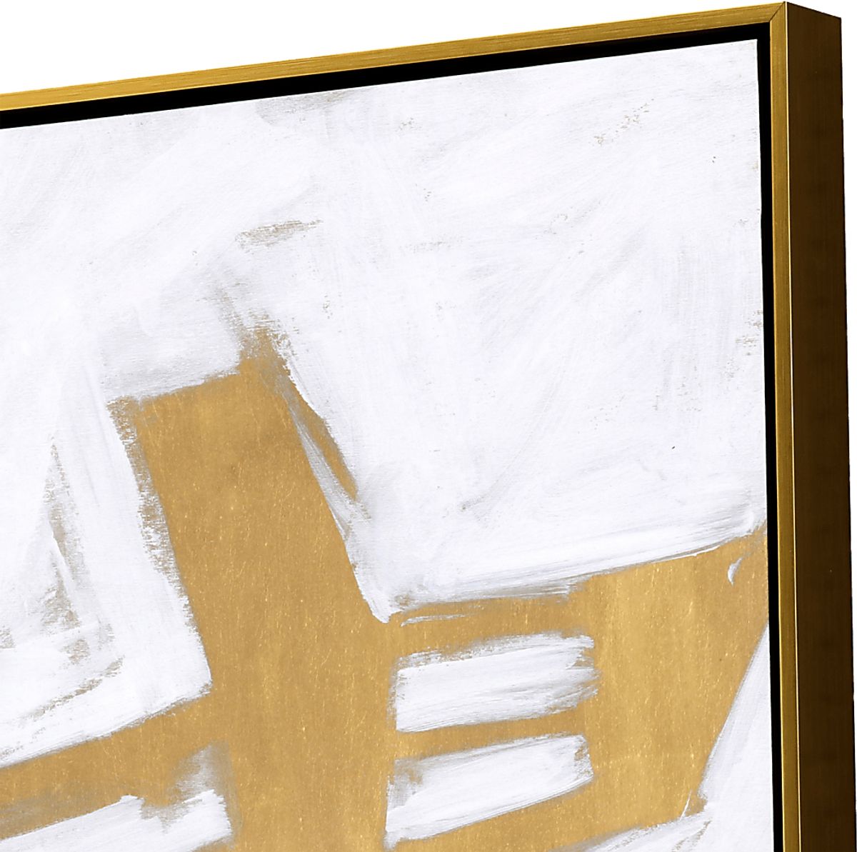 Golden Times IIII Gold Yellow Artwork | Rooms to Go