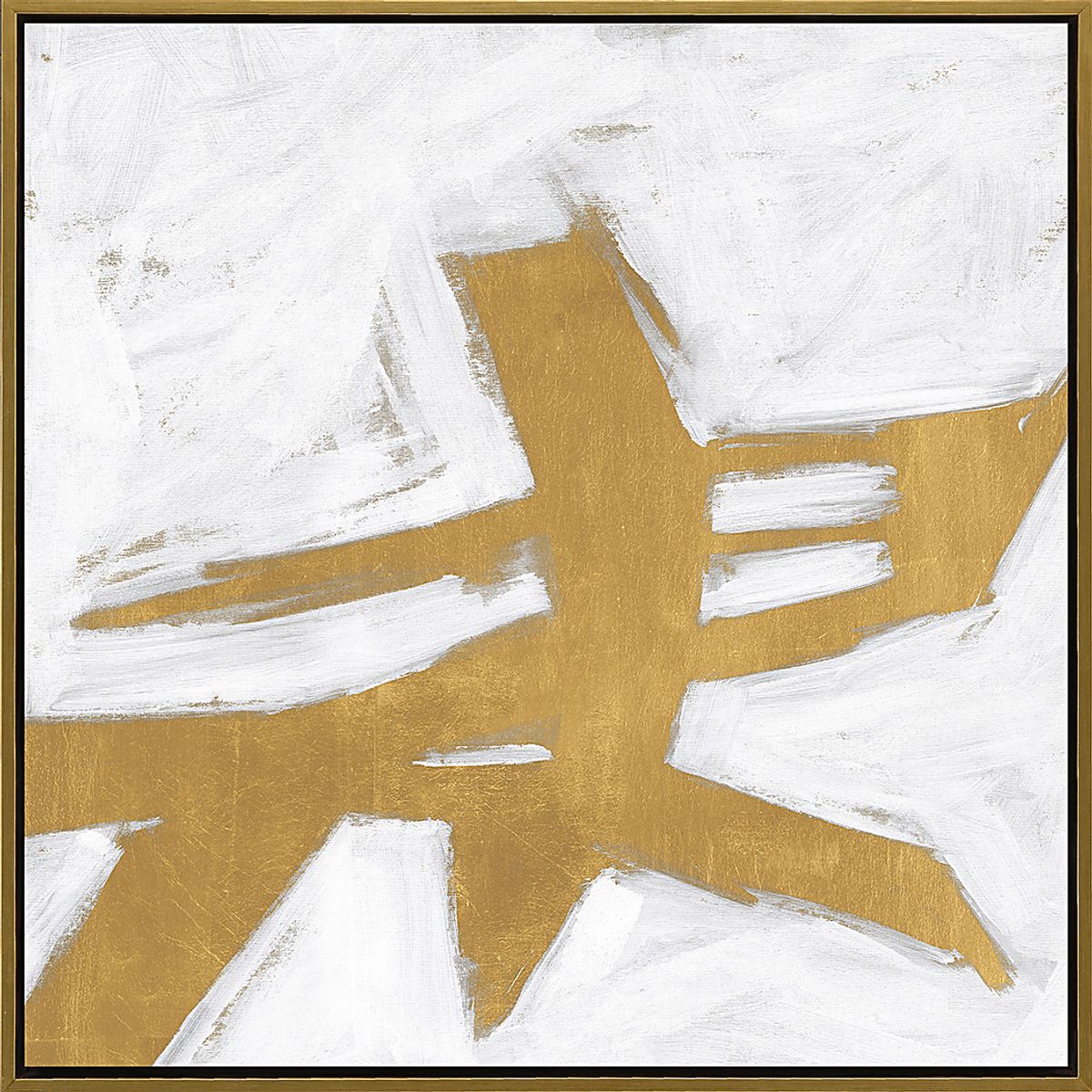 Golden Times IIII Gold Yellow Artwork | Rooms to Go