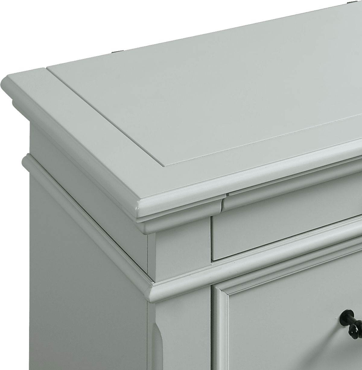 Goodpasture Gray Nightstand | Rooms to Go
