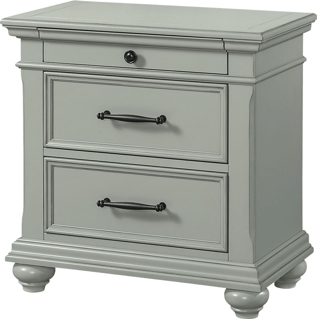 Goodpasture Gray Nightstand | Rooms to Go