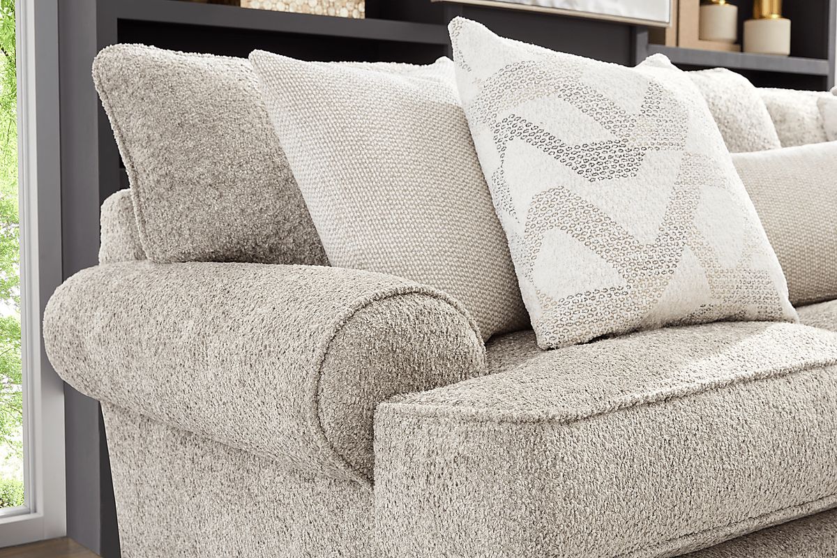 Goodwin Gray Boucle Sofa | Rooms to Go
