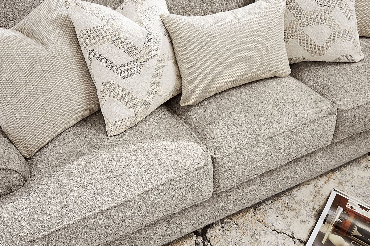 Goodwin Gray Boucle Sofa | Rooms to Go