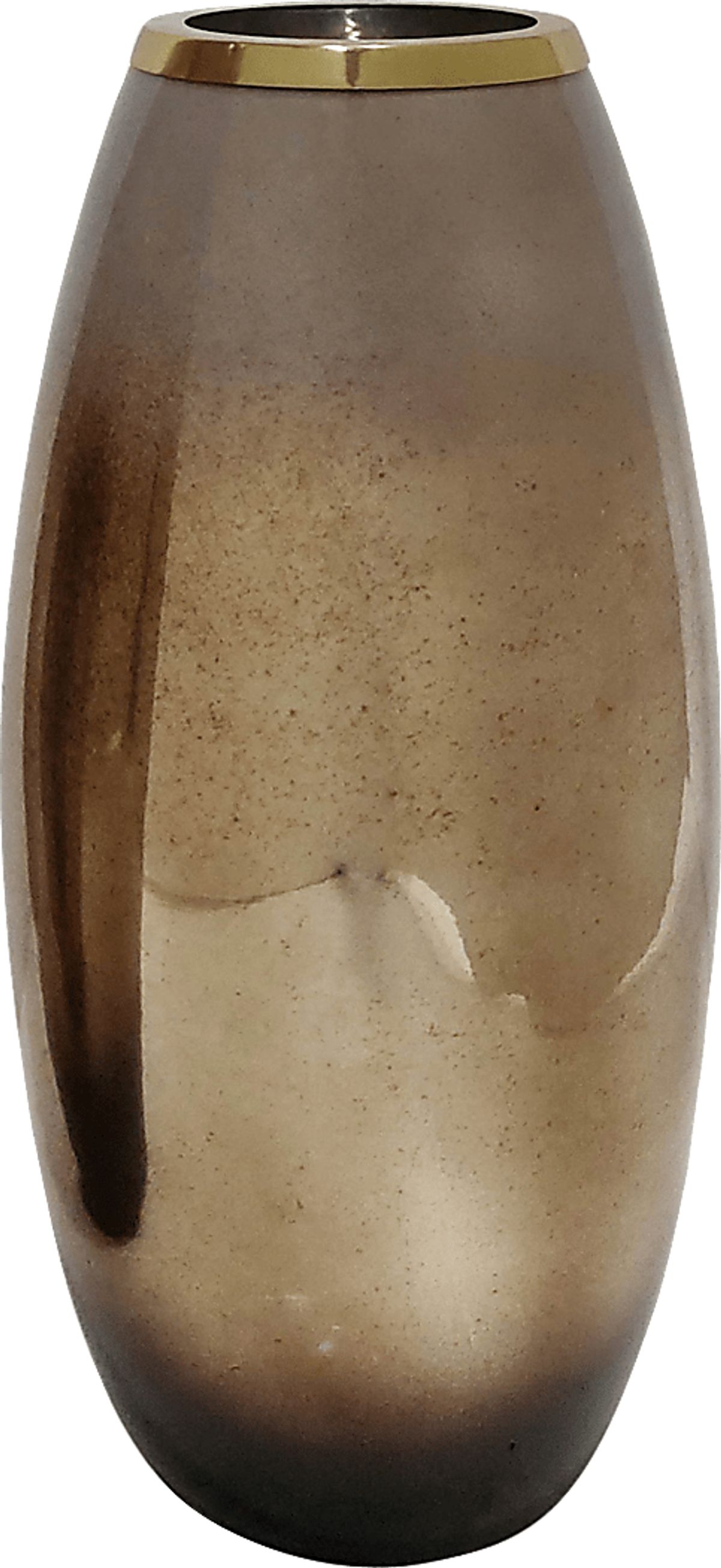 Goudlock Gold Colors,Metal Yellow Vase | Rooms to Go