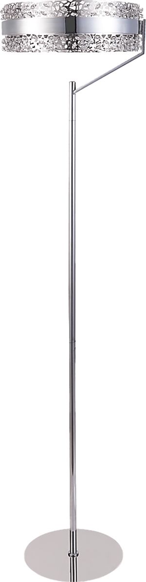 Granado Silver Gray Floor Lamp - Rooms To Go