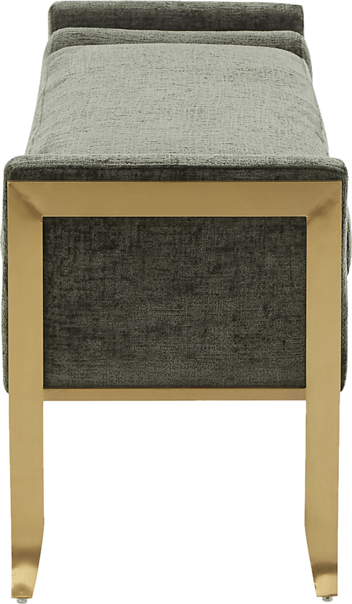 Grandey Green Polyester Fabric Bench | Rooms to Go