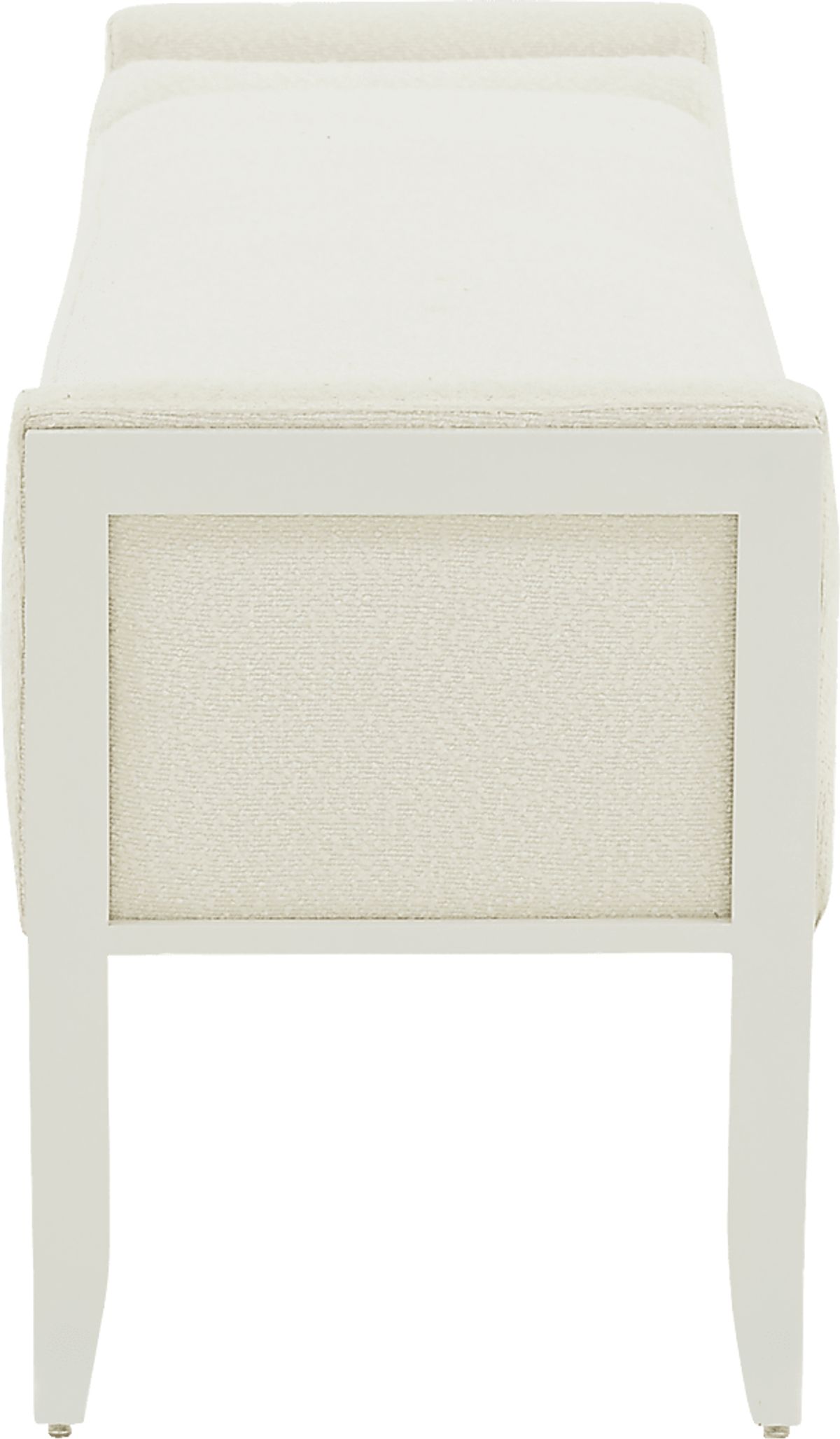 Grandey II Cream Beige Polyester Fabric Bench | Rooms to Go