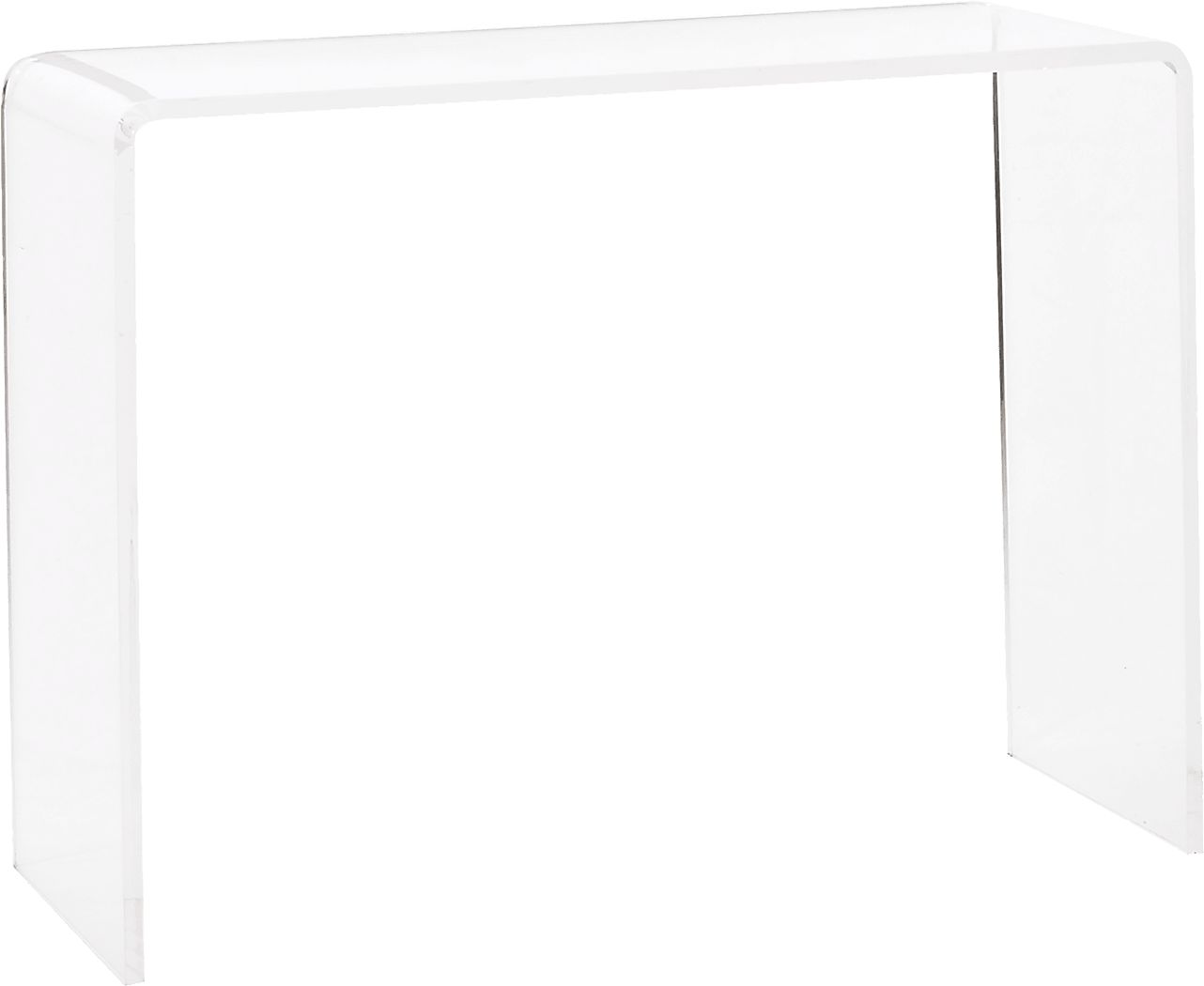Grandton Clear White Sofa Table | Rooms to Go