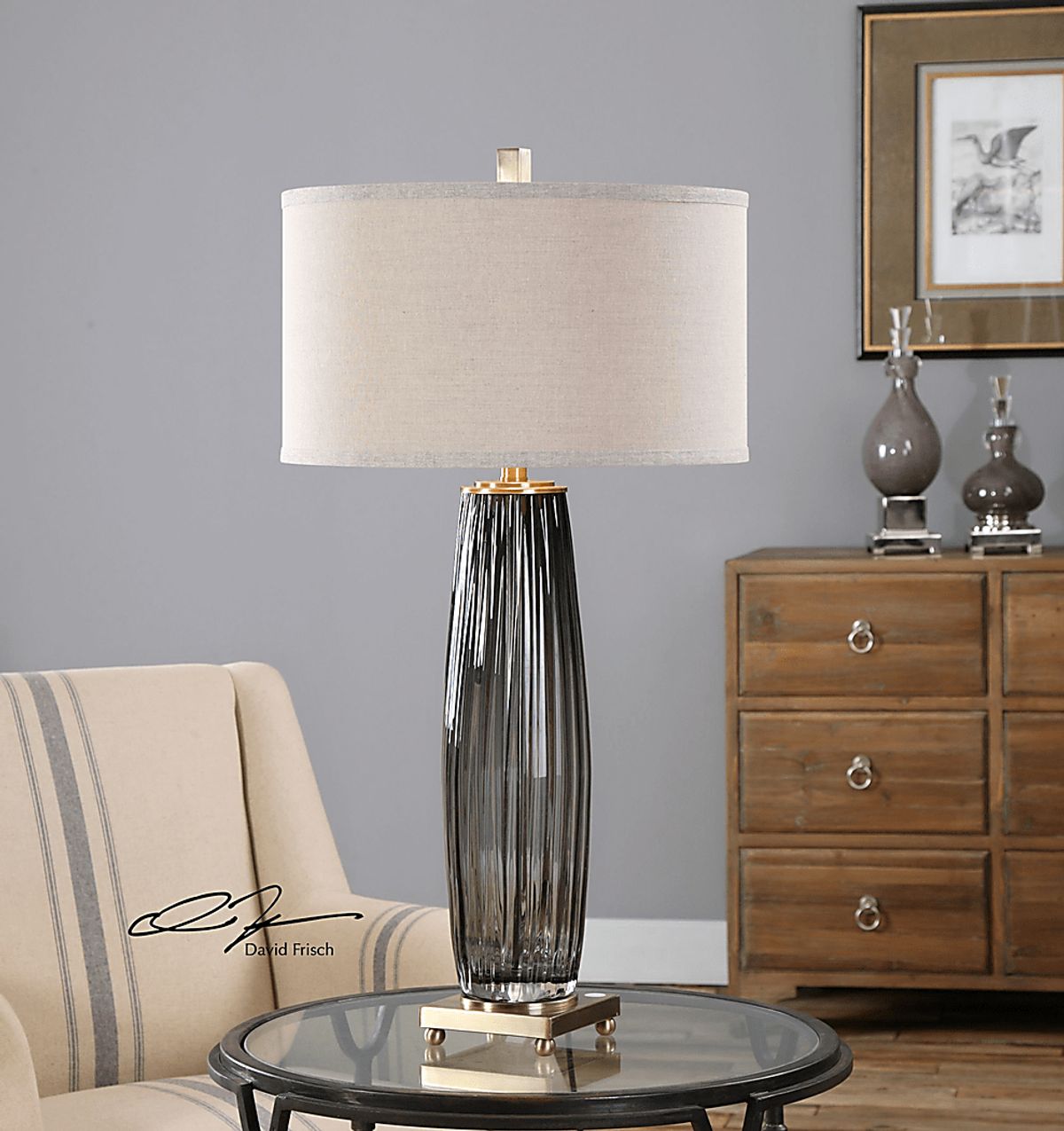 Grapevine Estates Gray Table Lamp | Rooms to Go