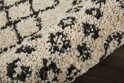 Graphic Patterns White Polypropylene Fabric Rug | Rooms to Go