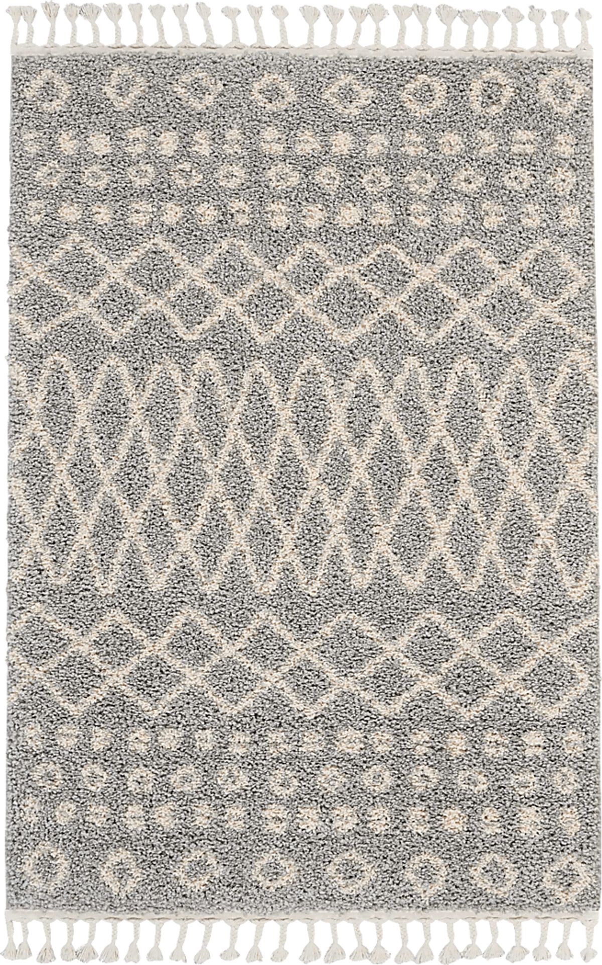Graphic Patterns Silver Gray Rug | Rooms to Go