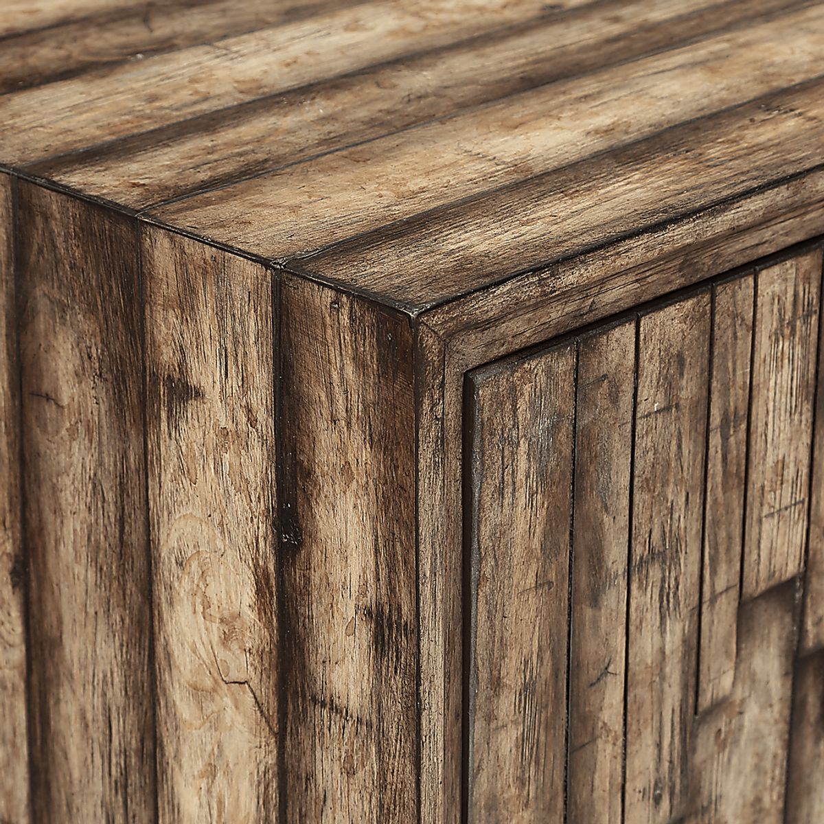 Graybecker Brown Dark Wood Wine Cabinet | Rooms to Go