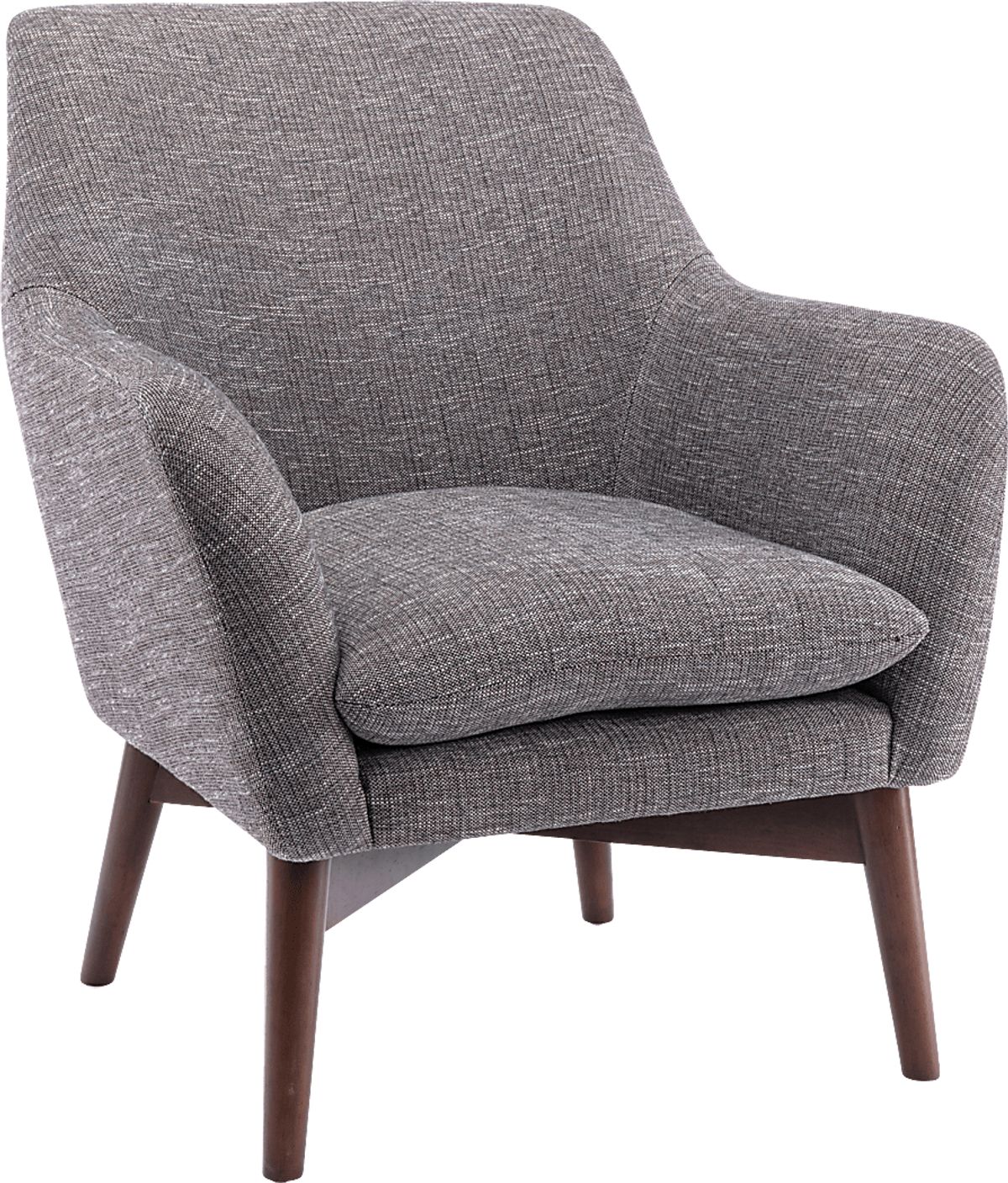 Grayslake Gray Polyester Fabric Accent Chair | Rooms to Go