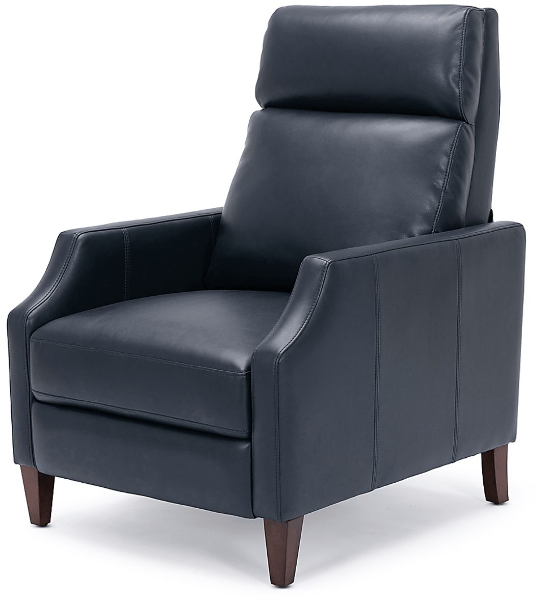 Grayview Blue Push Back Recliner - Rooms To Go