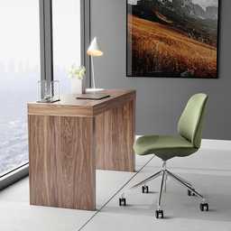 Greely Green Polyester Fabric Desk Chair | Rooms to Go