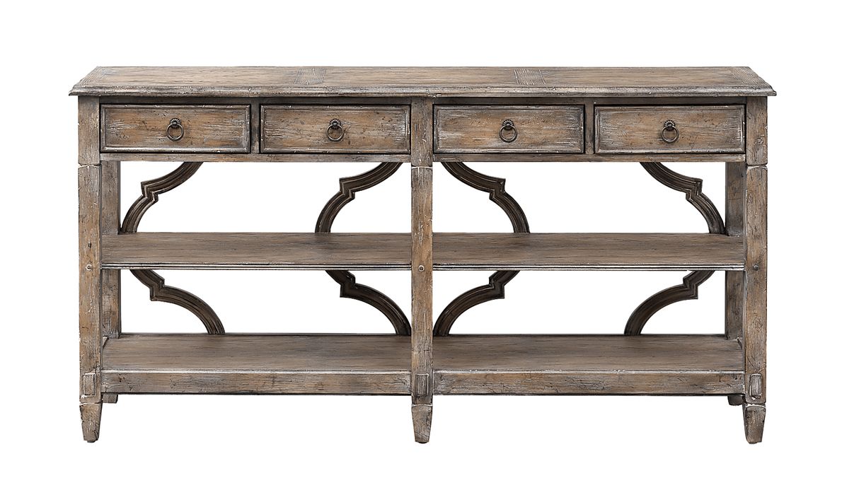 Greemtree Brown Console Table - Rooms To Go