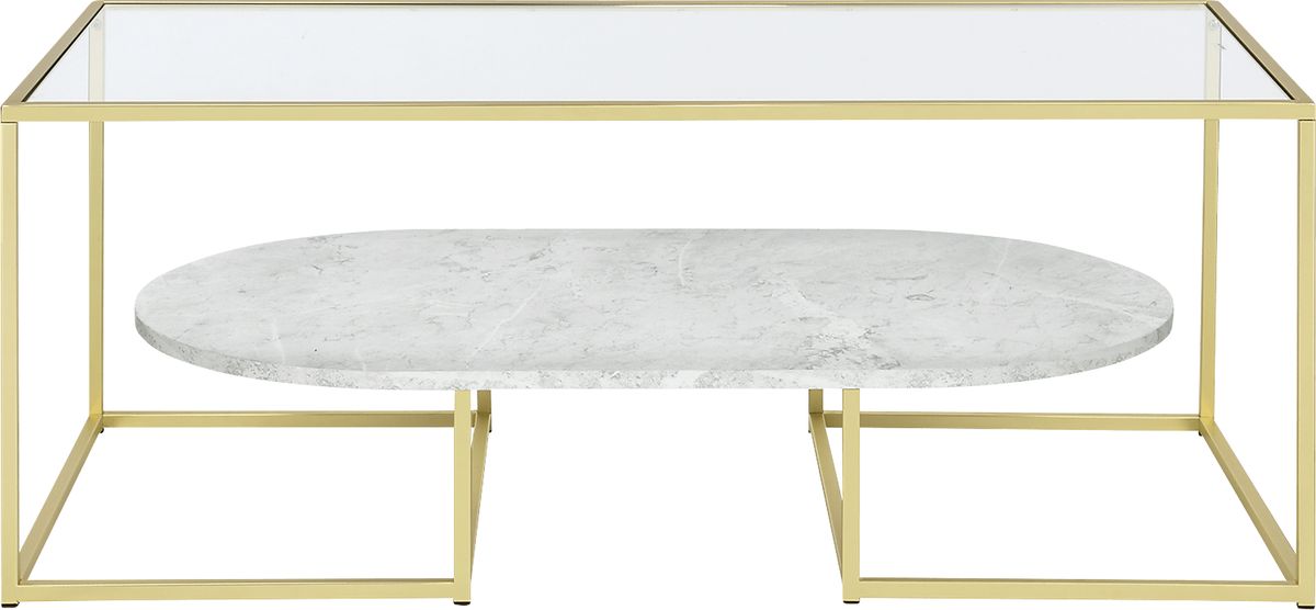 Greencastle Gold Yellow Cocktail Table | Rooms to Go