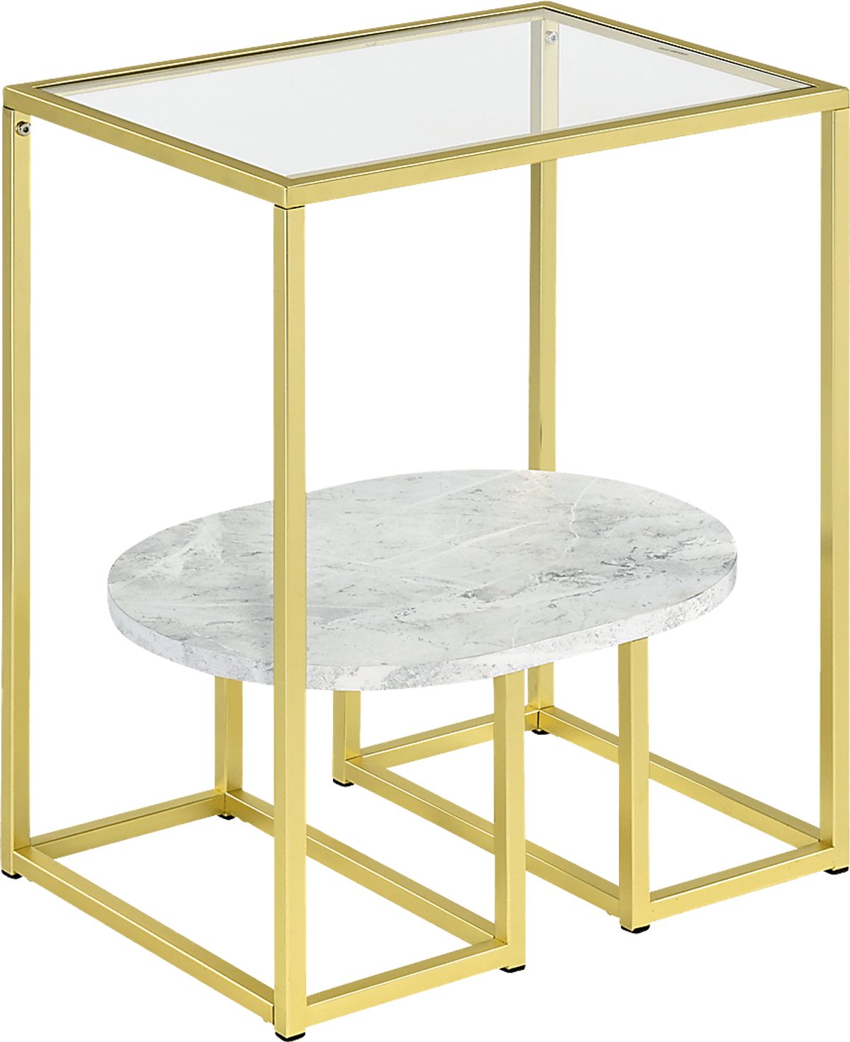 Greencastle Gold Yellow End Table | Rooms to Go