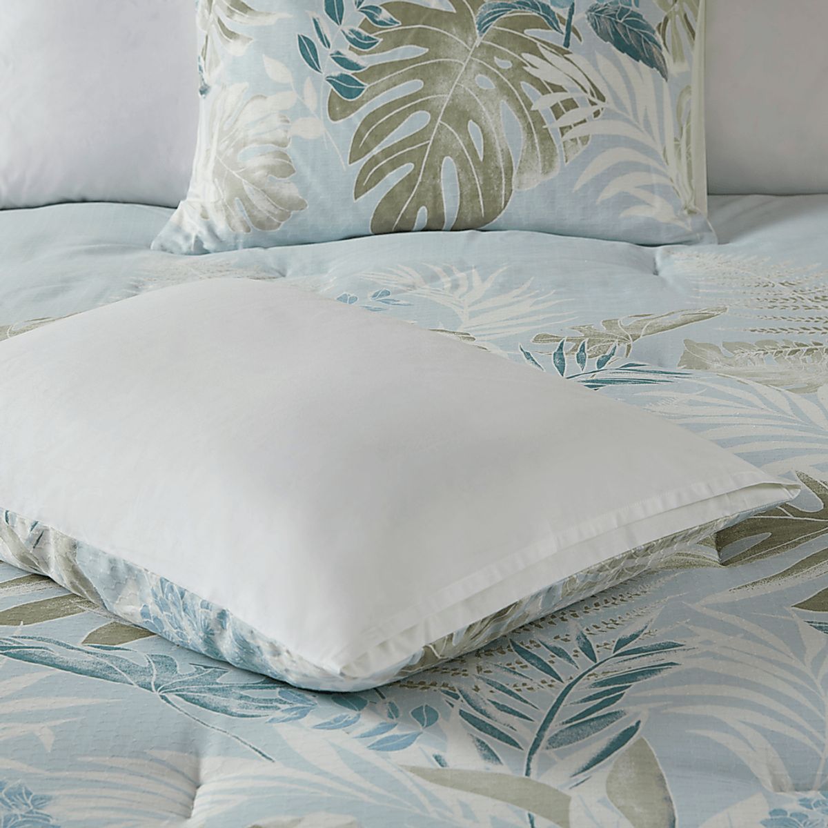 Greggtex Blue Cotton,Polyester Fabric 6 Pc Full Comforter Set | Rooms to Go