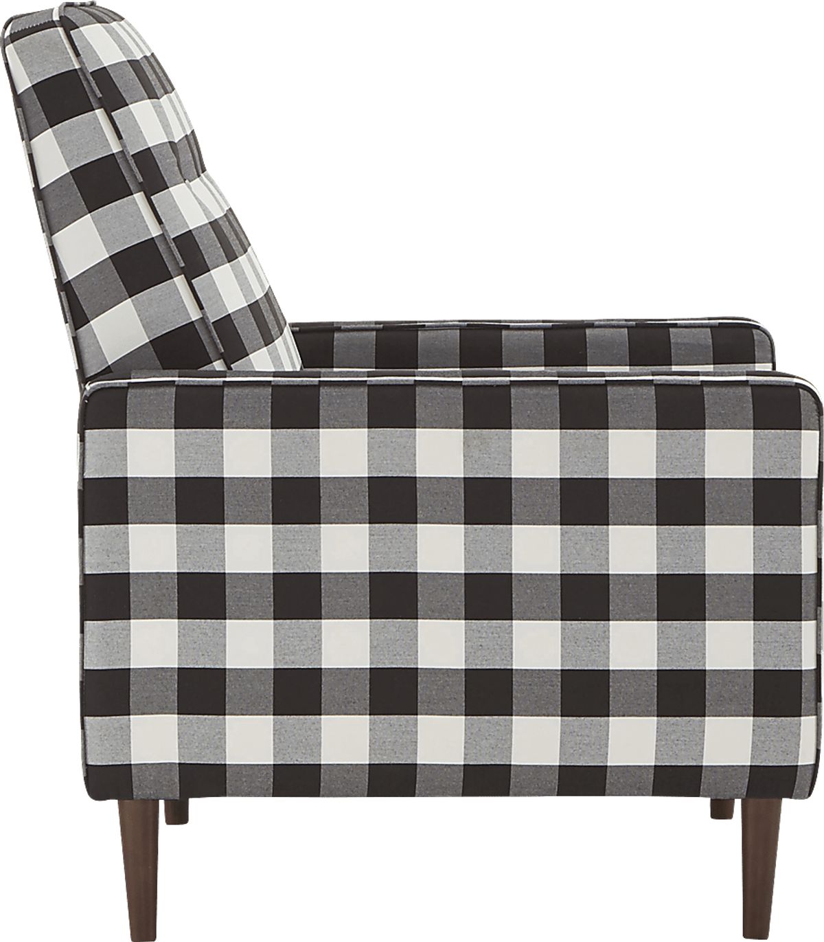 Grenger Black Polyurethane Fabric Accent Chair | Rooms to Go