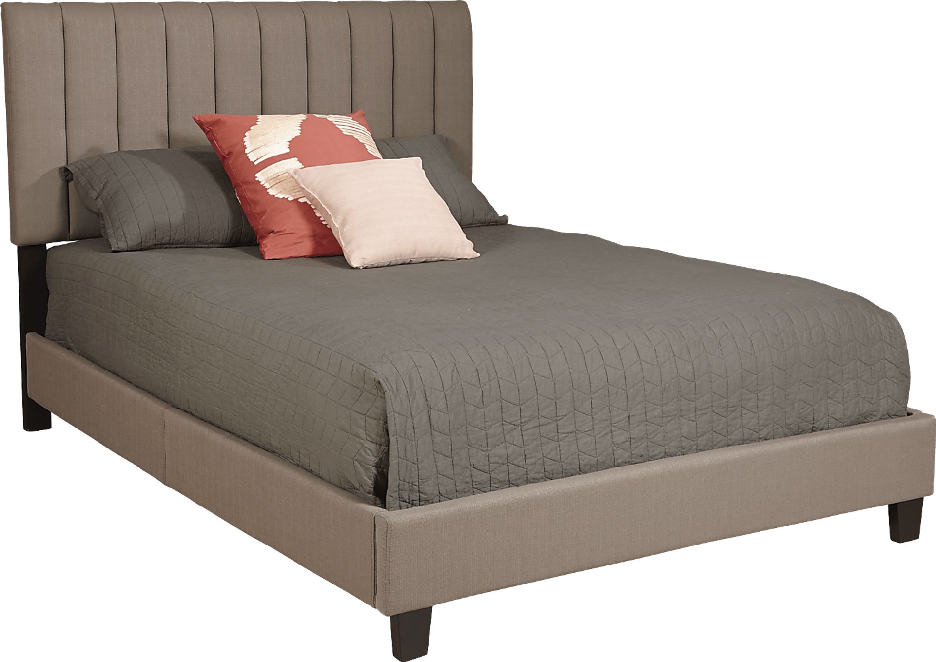 Greta Mocha Brown Colors Queen Bed | Rooms to Go