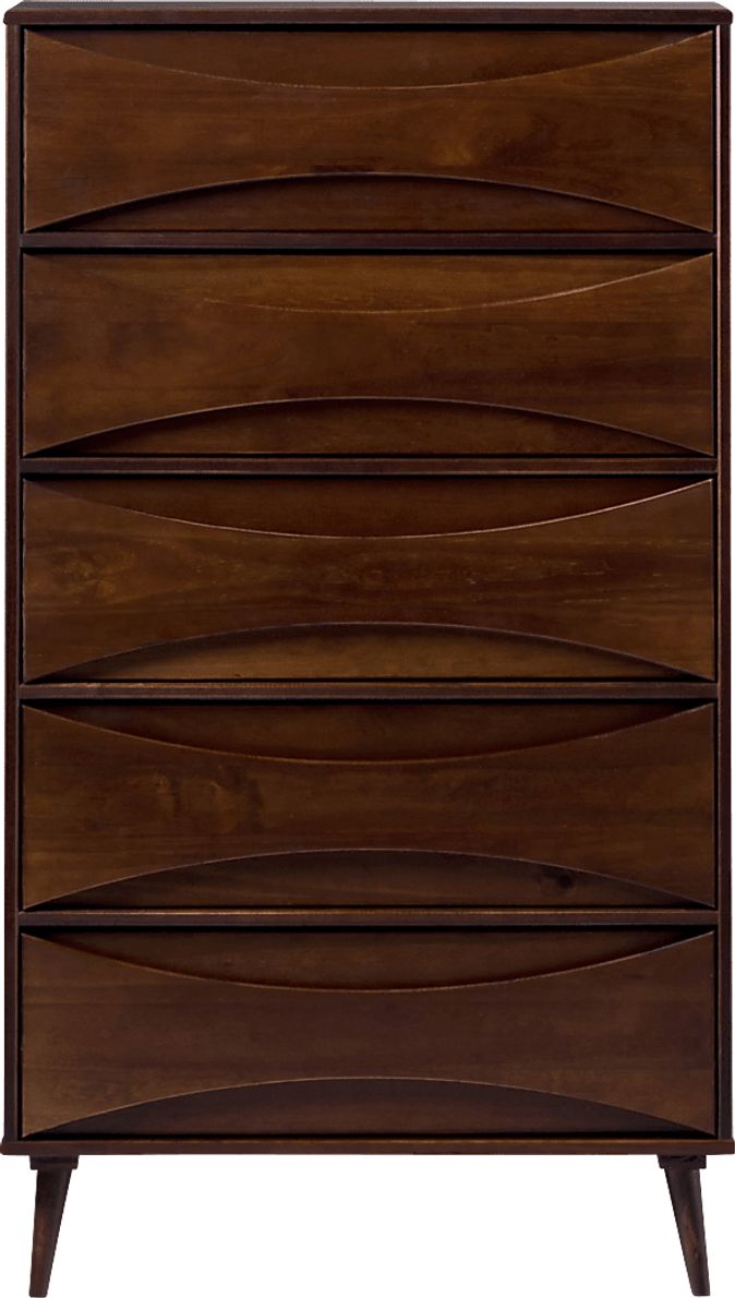 Grevilla Walnut Dark Wood Chest - Rooms To Go