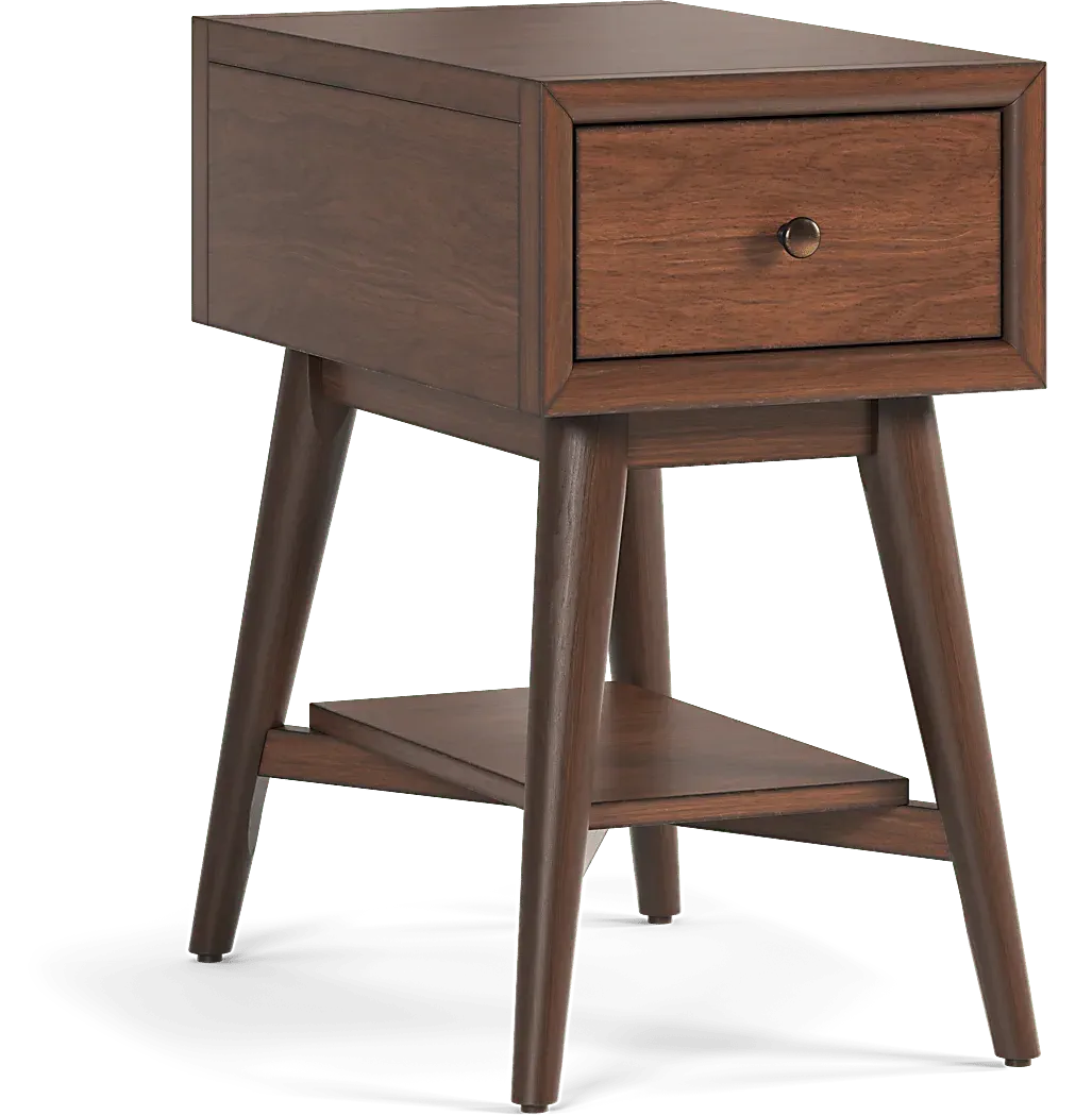 Greyson Brown Cherry Dark Wood Mdf,Wood Chairside Table | Rooms to Go