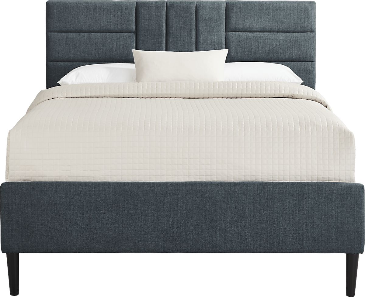 Greystone Heights Blue Queen Bed | Rooms to Go