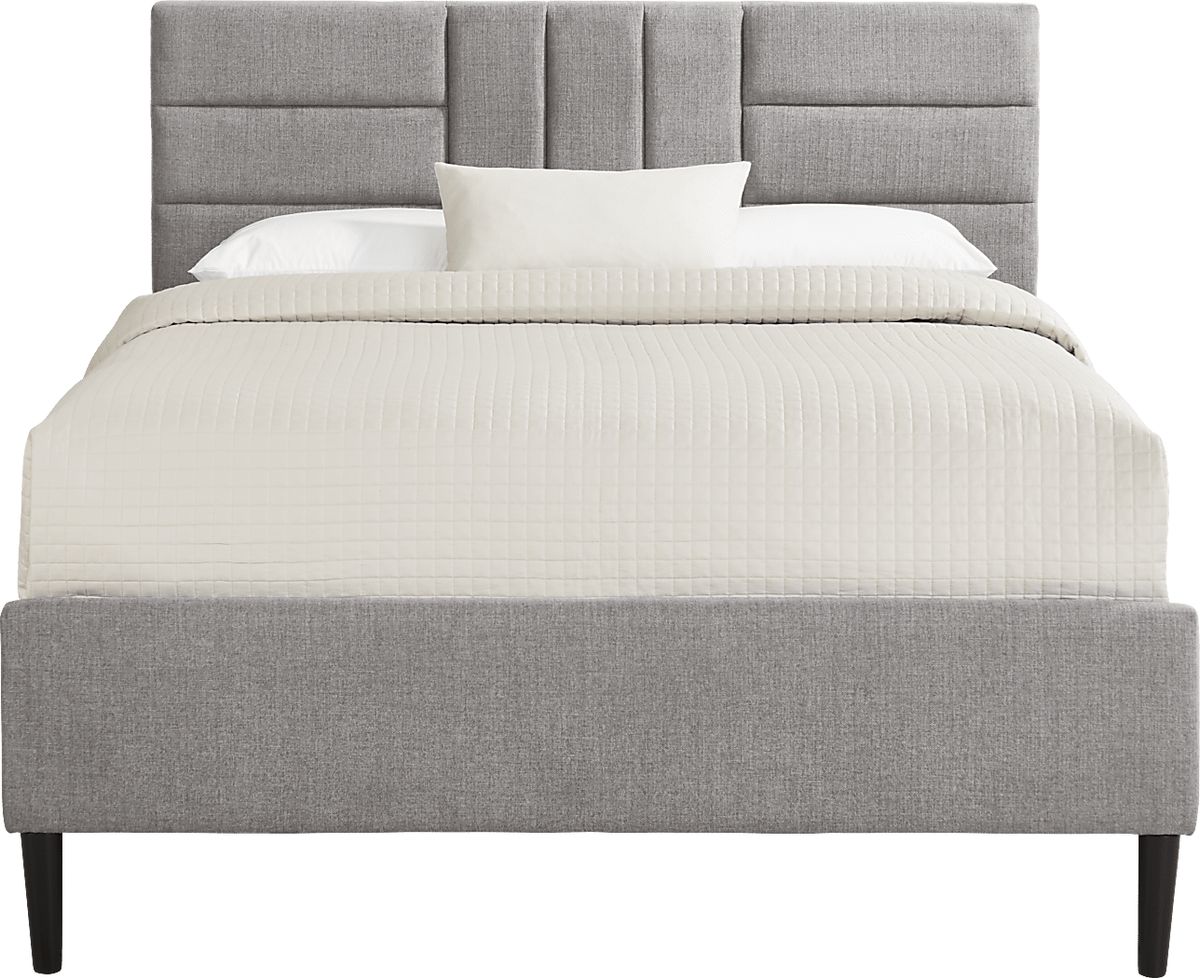 Greystone Heights Gray King Bed | Rooms to Go