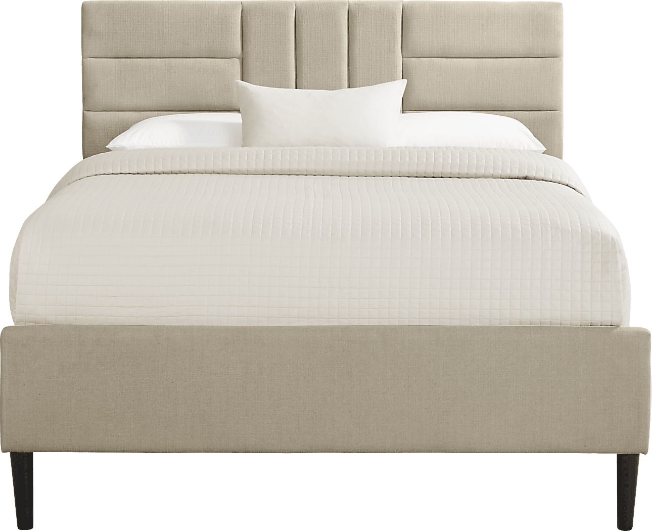 Greystone Heights Tan King Bed - Rooms To Go