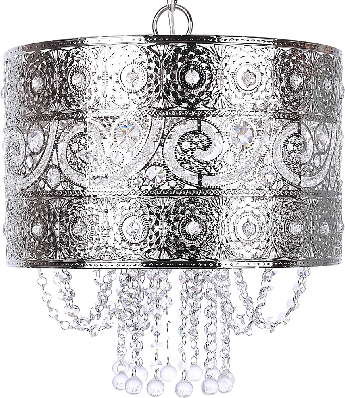 Griffith Point Nickel Gray Chanderlier | Rooms to Go