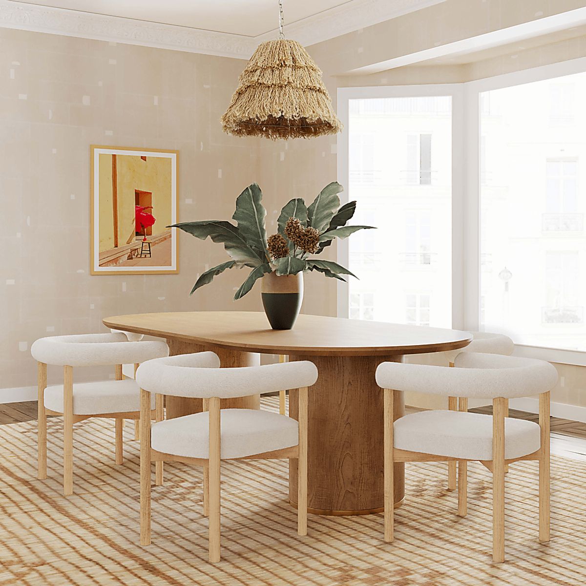 Guardino Cream Beige Arm Chair | Rooms to Go