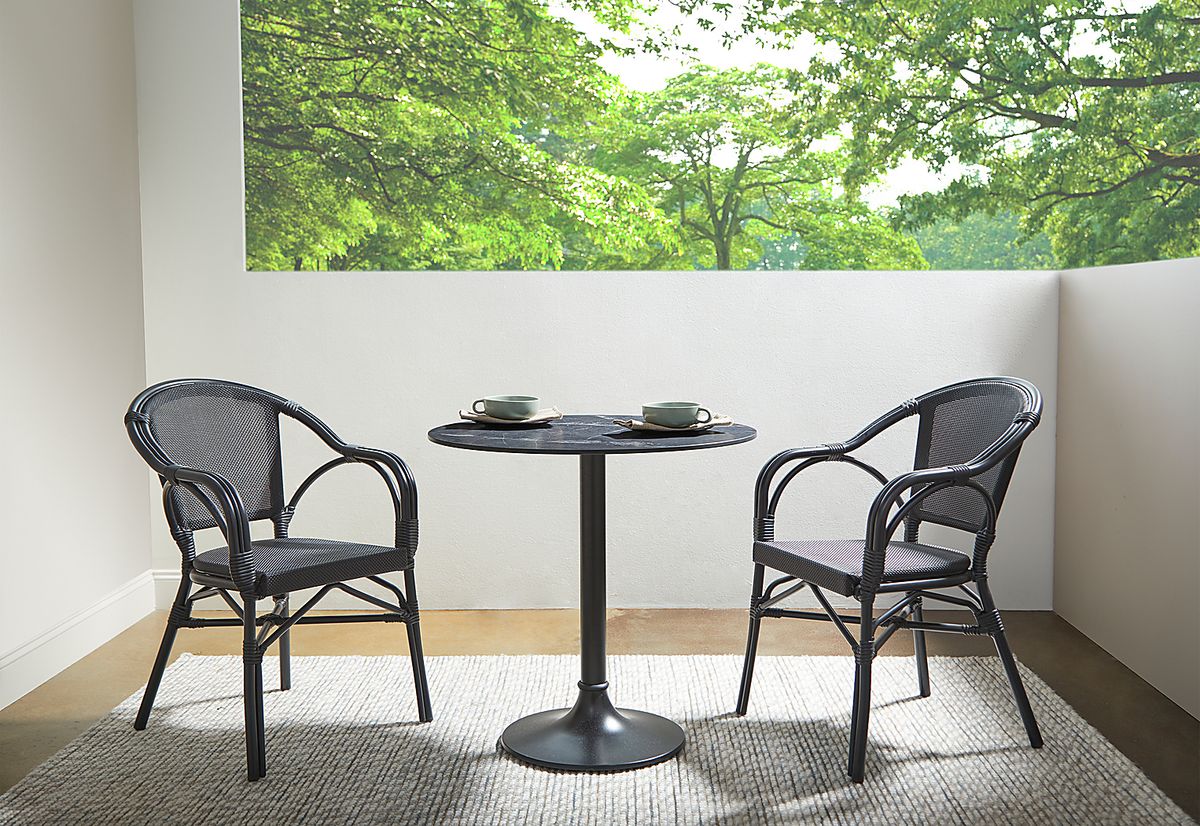 Gulseth Black Bistro Table | Rooms to Go
