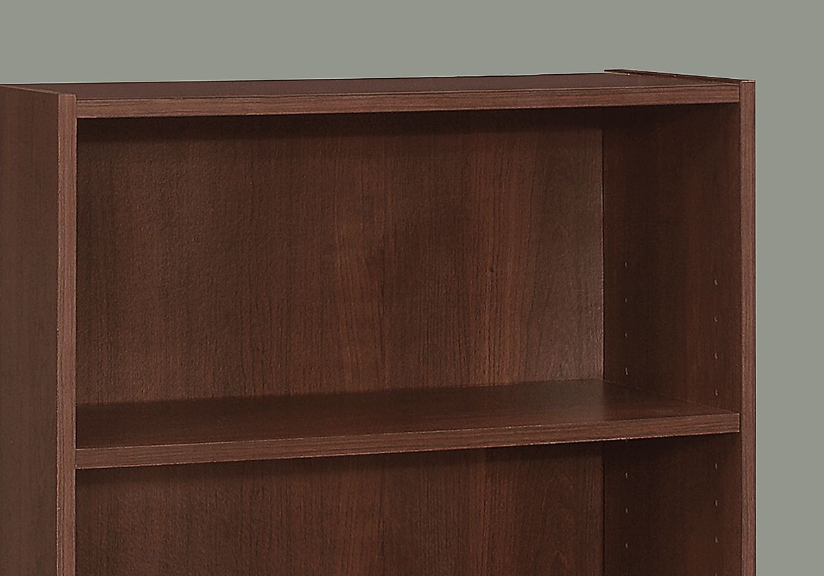 Gwynnwood Cherry Dark Wood Bookcase | Rooms to Go