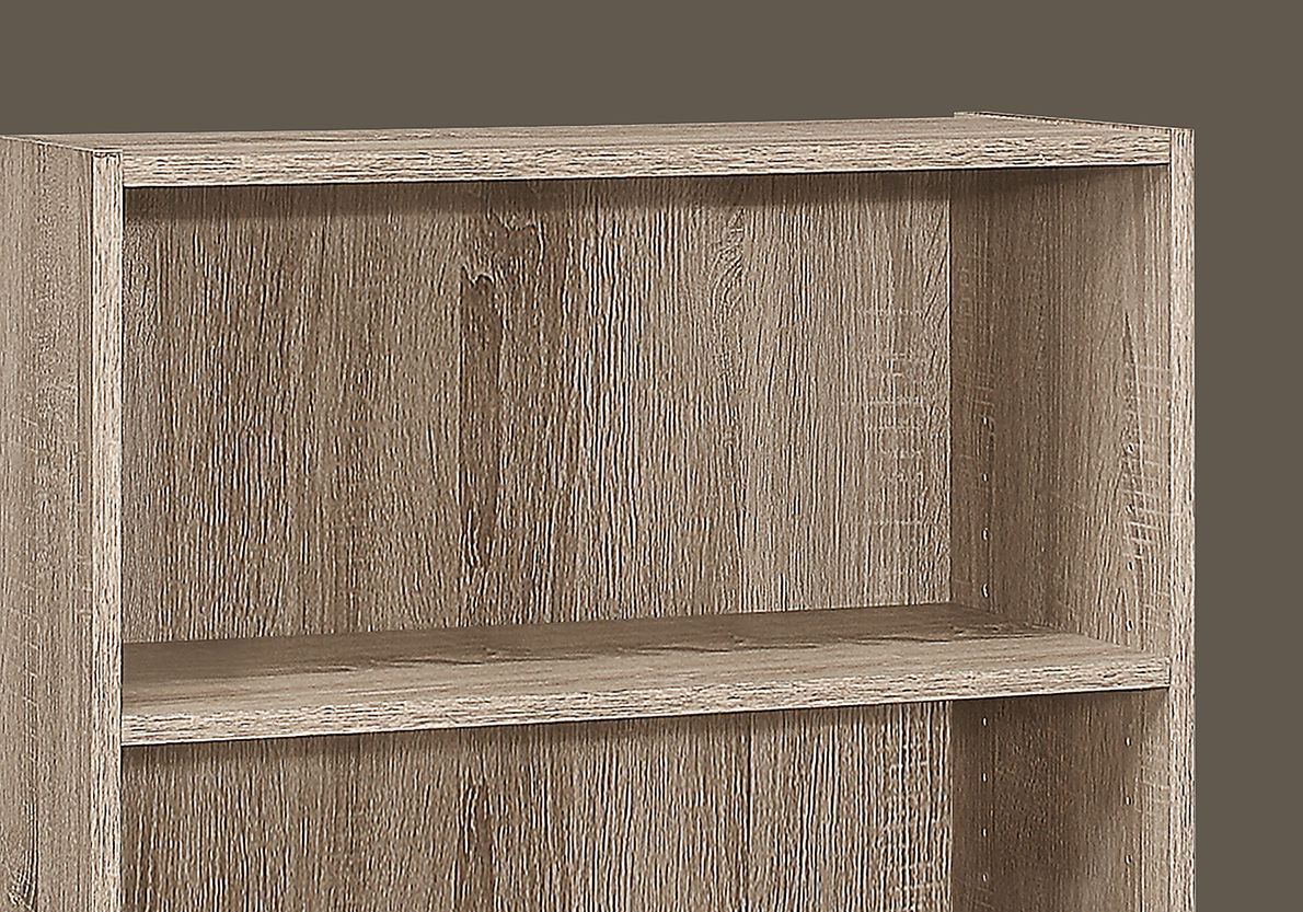 Gwynnwood Taupe Bookcase - Rooms To Go
