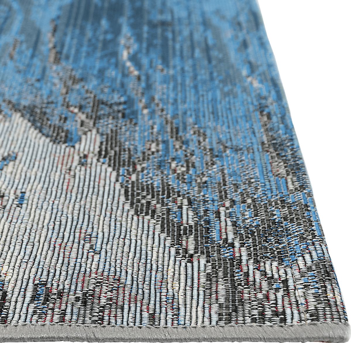 Habine Blue Outdoor Rugs | Rooms to Go