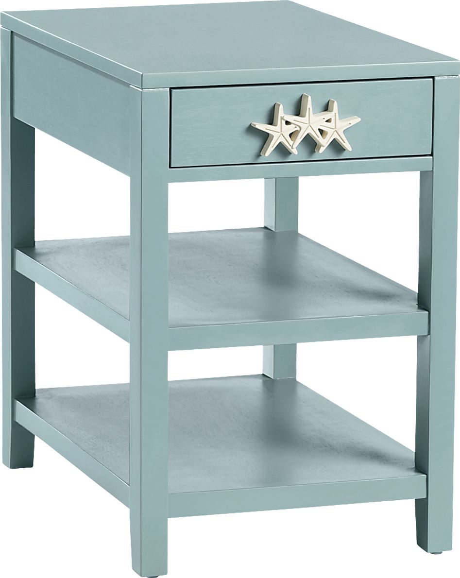 Hafez Blue End Table - Rooms To Go