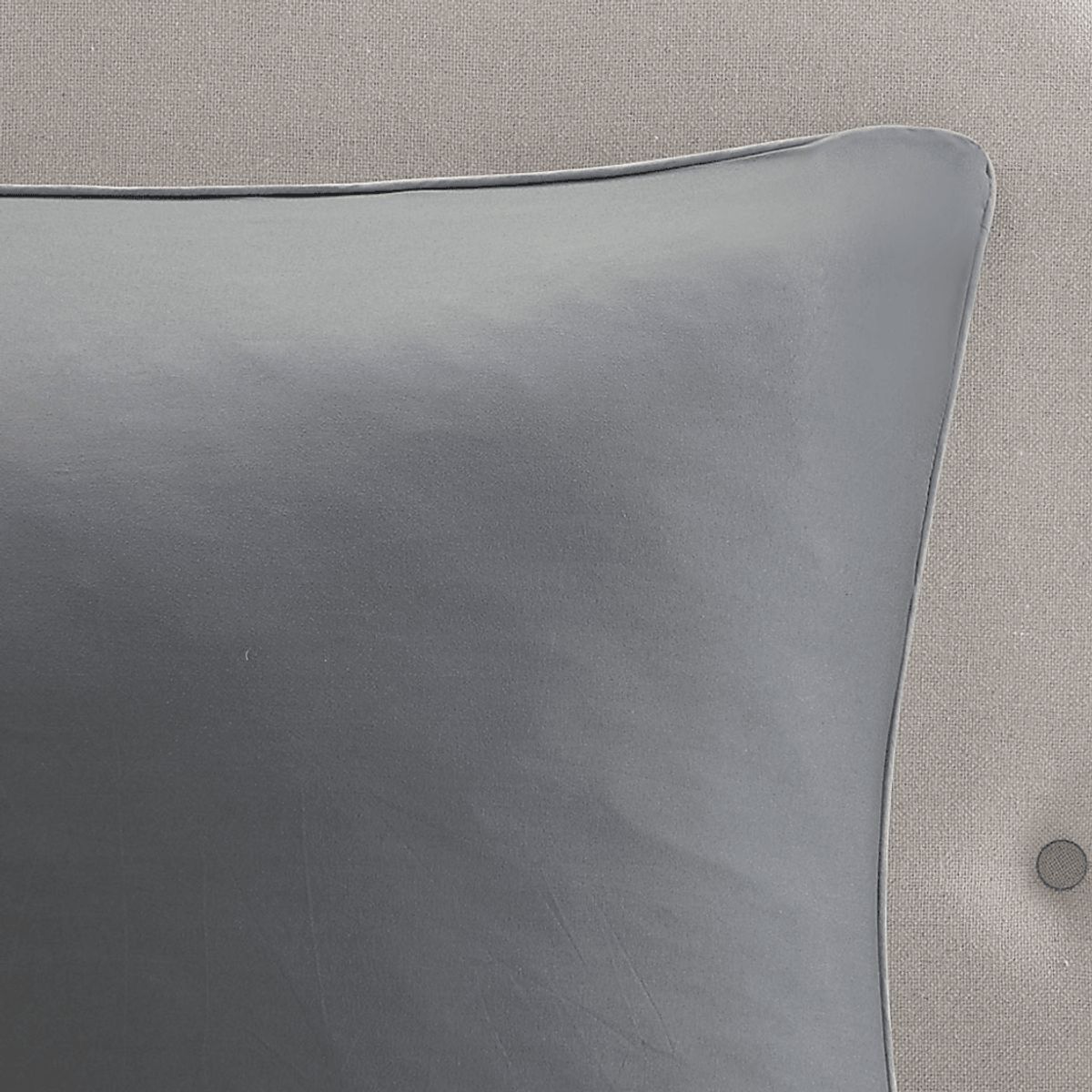 Hafnor Gray Microfiber,Polyester Fabric,Microfiber 8 Pc King Comforter ...