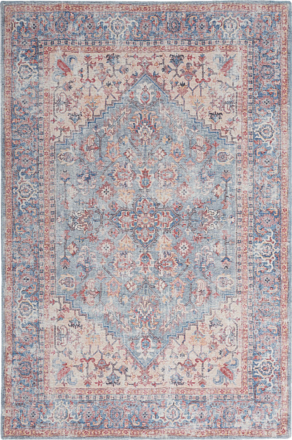 Haleigh Blue Rugs | Rooms to Go