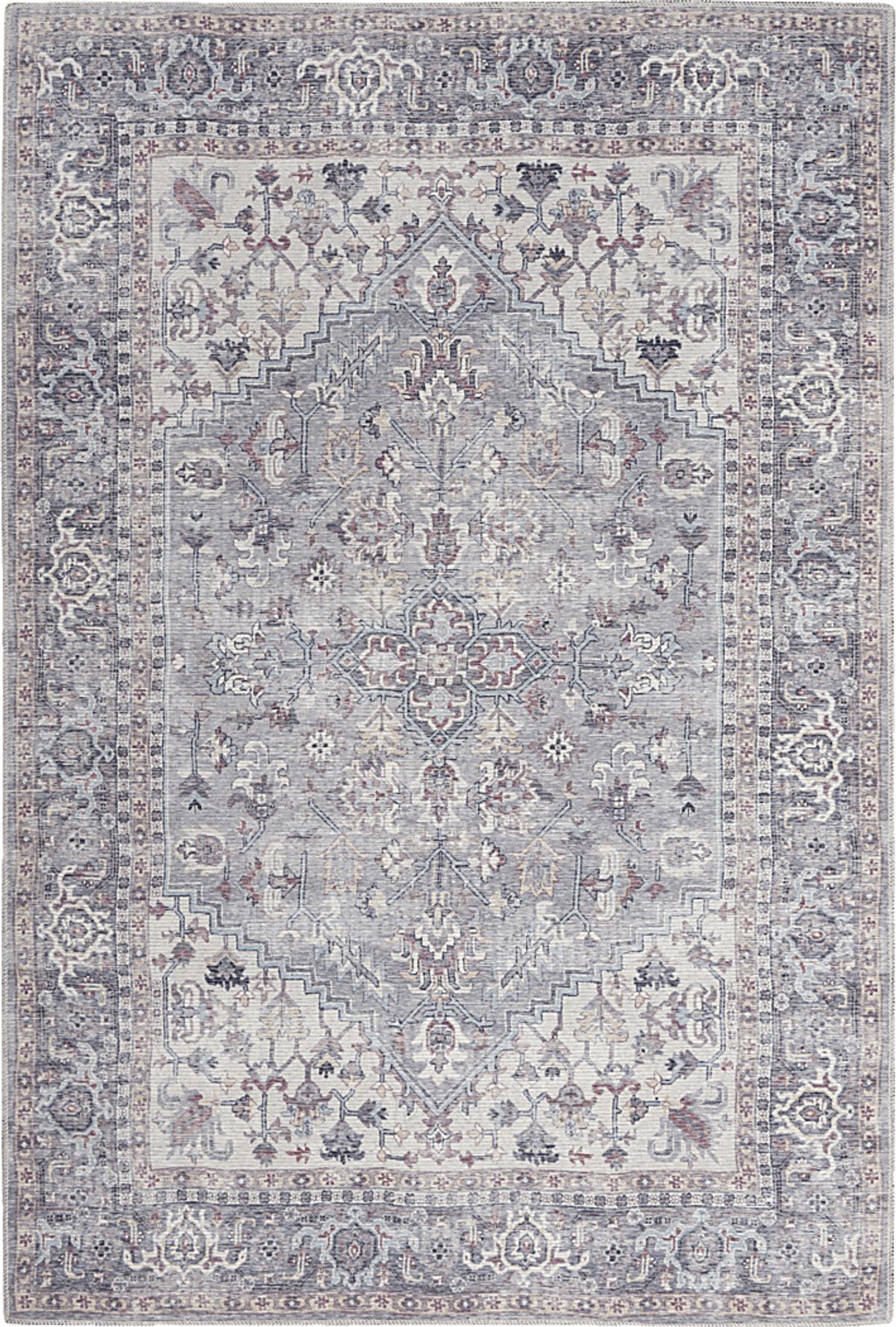 Haleigh Elle Gray Rugs | Rooms to Go