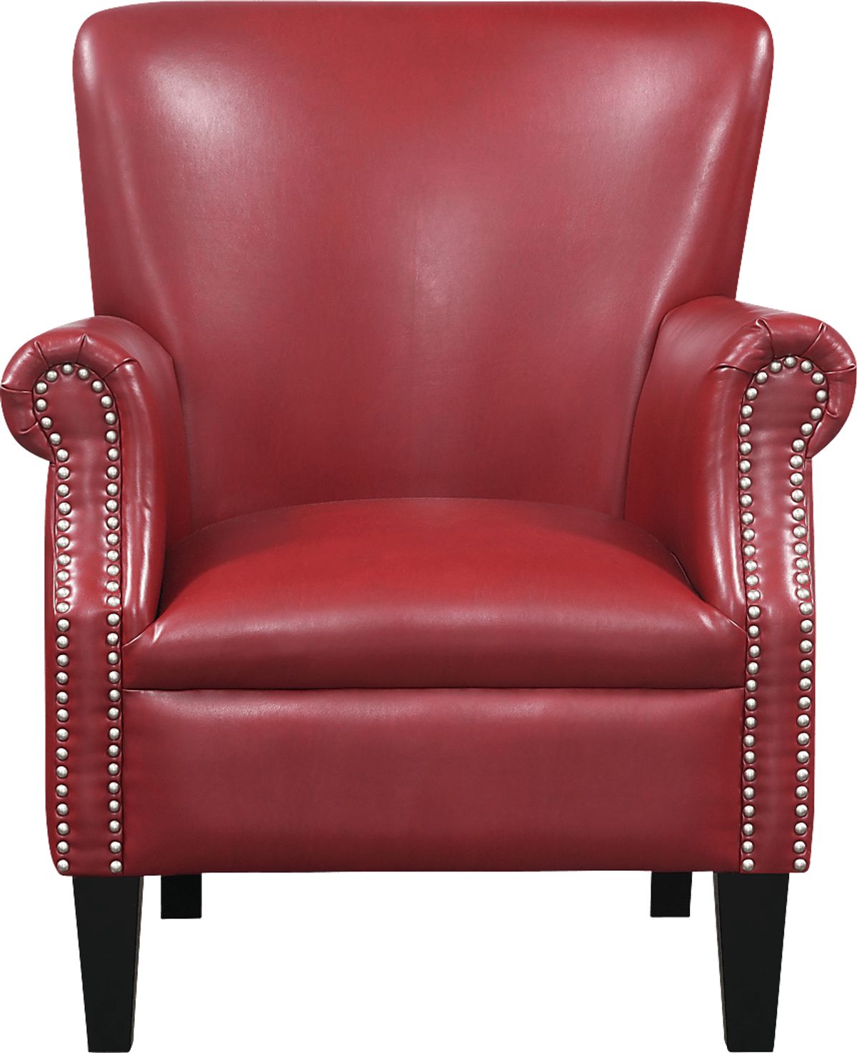 Halgo Red Polyurethane Fabric Accent Chair | Rooms to Go