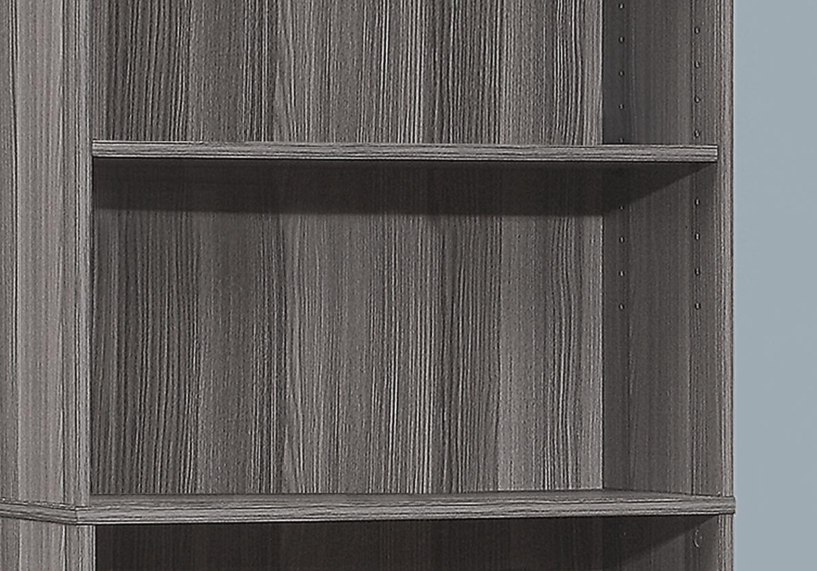 Hallbrook Gray Bookcase - Rooms To Go