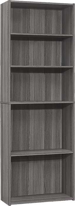 Hallbrook Gray Bookcase | Rooms to Go