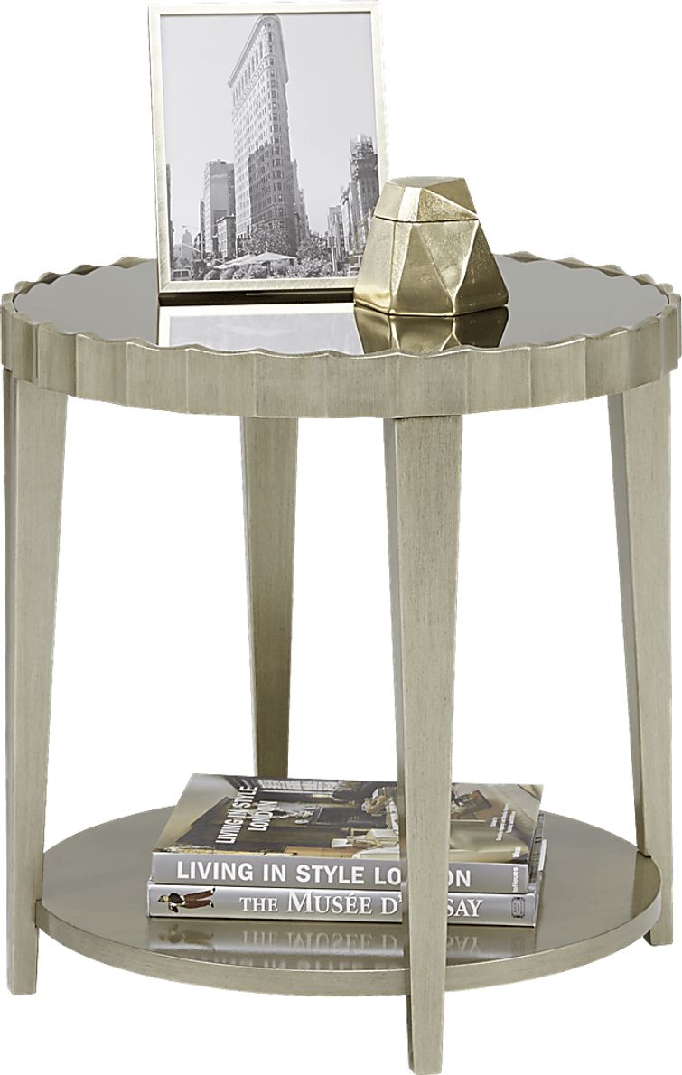Hallwood Silver End Table - Rooms To Go