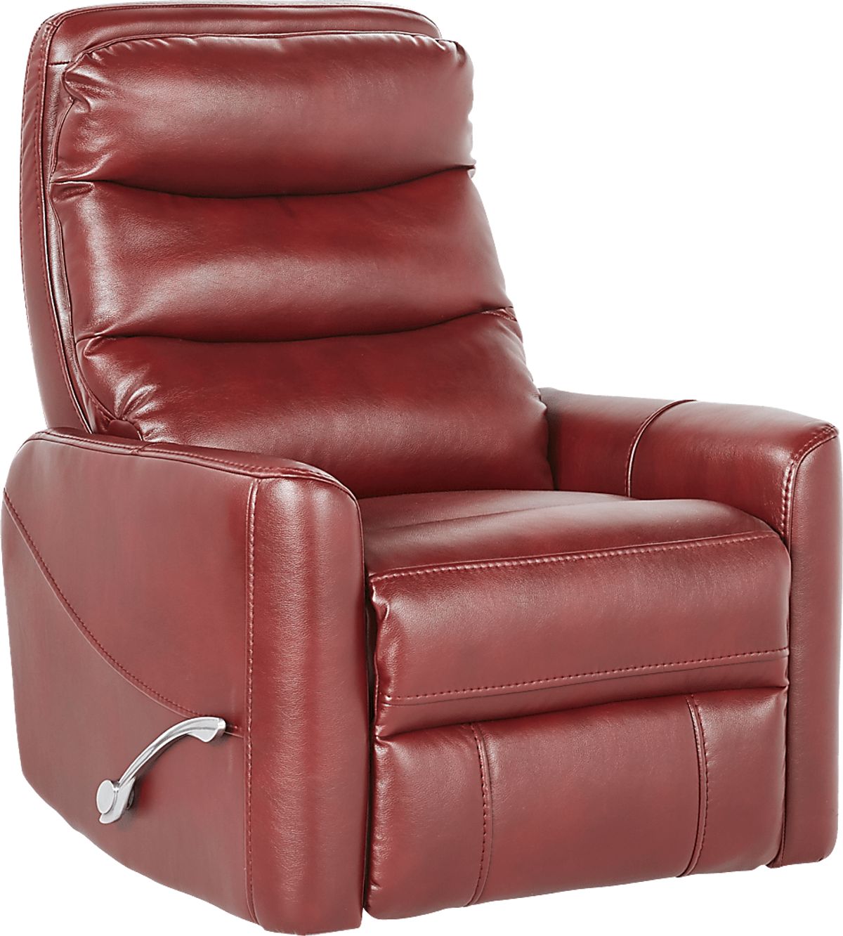 Hampstead Red Polyester,Polyurethane Fabric Recliner | Rooms to Go