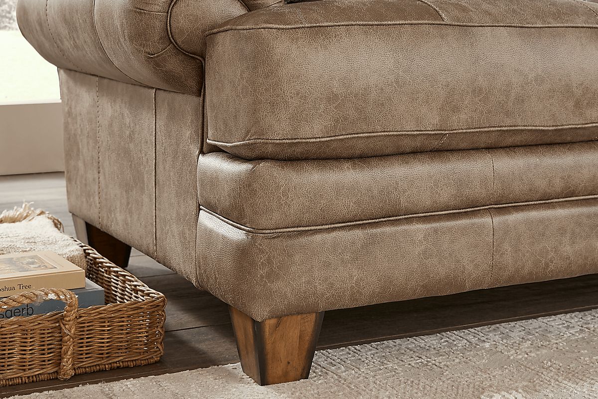 Hancock Park Brown Microfiber Sofa | Rooms to Go