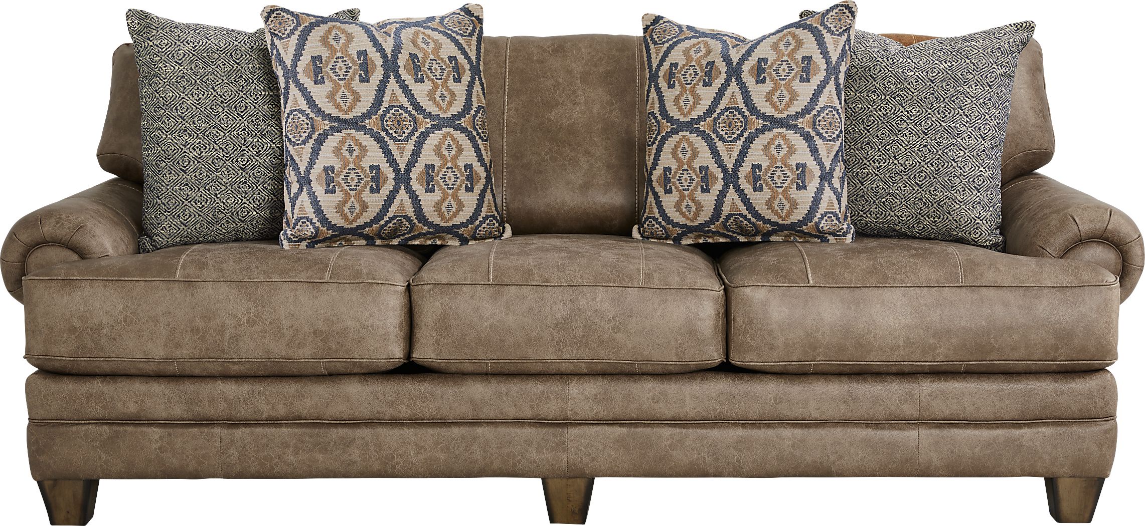 Hancock Park Brown Microfiber Sofa | Rooms to Go